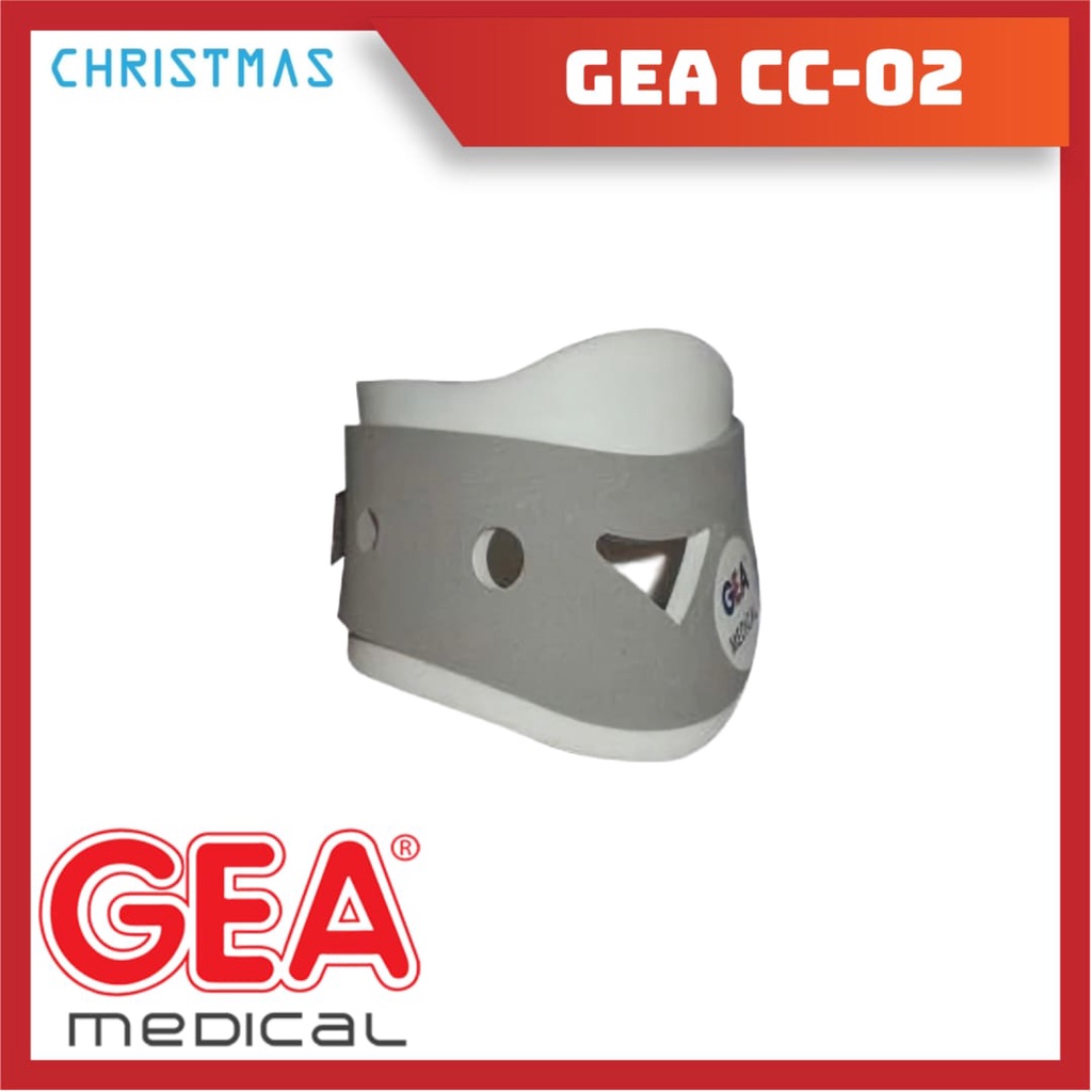 Jual GEA Cervical Collar - CC 02 / Penyangga Tulang Leher | Shopee ...