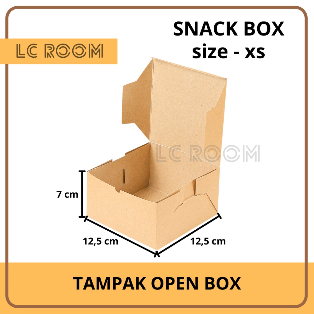 Jual PAPER BOX DIMSUM DUS KECIL MINI KOTAK SNACK CEMILAN GORENGAN ...
