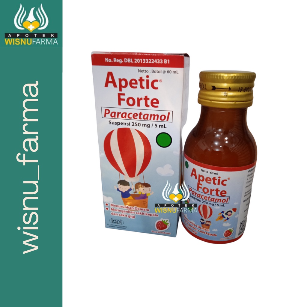 Jual APETIC FORTE SIRUP untuk demam anak | Shopee Indonesia