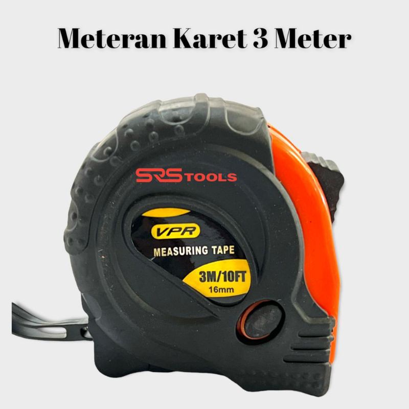 Jual Meteran Karet 3 Meter x 19 mm - Roll Meter Karet 3M x 19mm ...