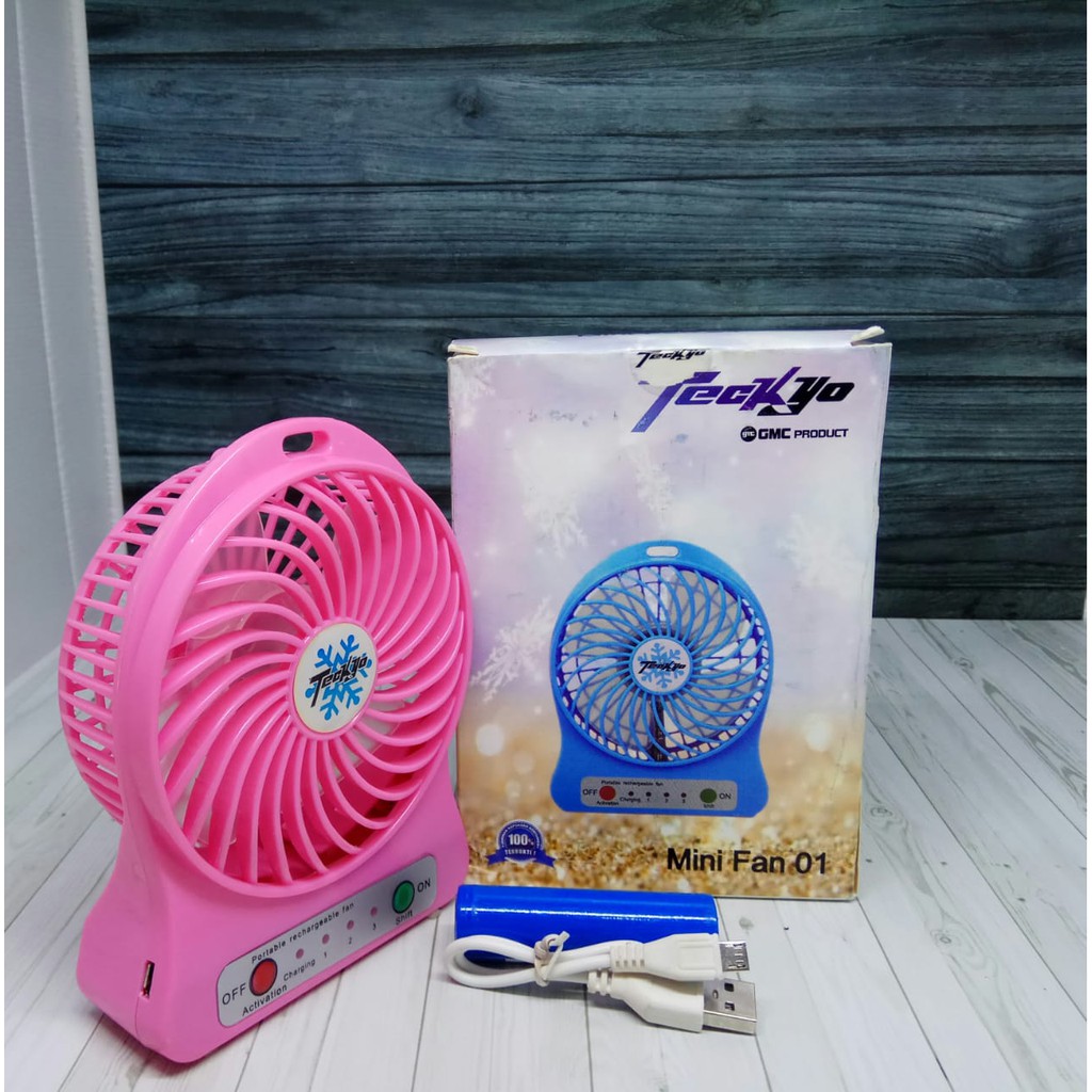 Jual Kipas Angin Portable Portabel / Mini Fan Teckyo 01 Pink | Shopee ...