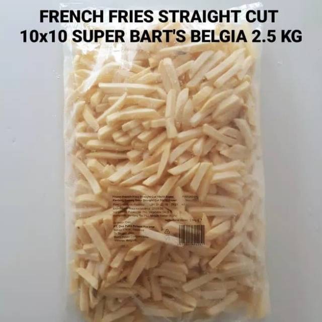 Jual Kentang Goreng Beku 2,5kg Straight Cut 10mm | Shopee Indonesia
