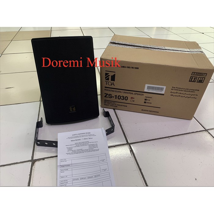 Jual Speaker Universal TOA ZS 1030 Original Black / White | Shopee ...