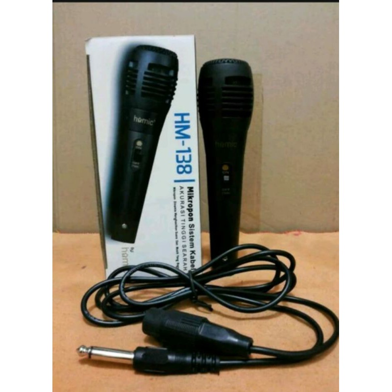 Jual Mic -Microfon - Microphone Homic HM-138 Sistem Kabel | Shopee ...