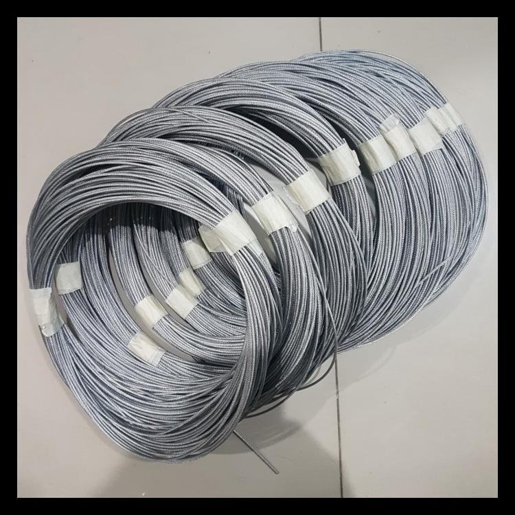 Jual TALI KAWAT BAJA / CABLE KABEL SELING / SLING BAJA 2 MM ANTI KARAT ...