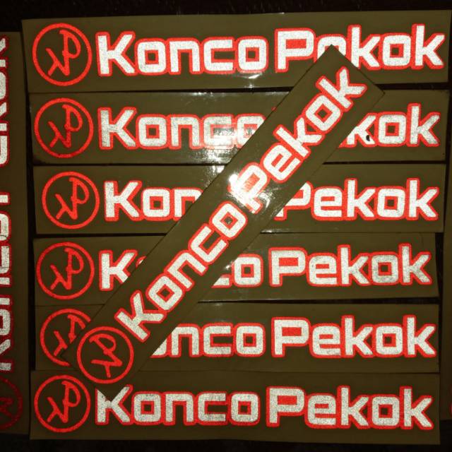 Jual Stiker cuting konco pekok & konco mesra | Shopee Indonesia