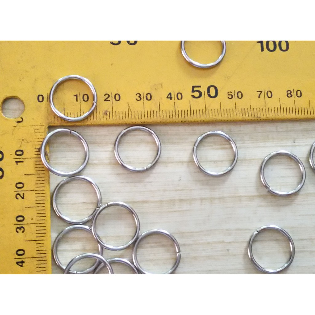 Jual Ring Bulat 15 mm warna silver - 10 pcs | Shopee Indonesia