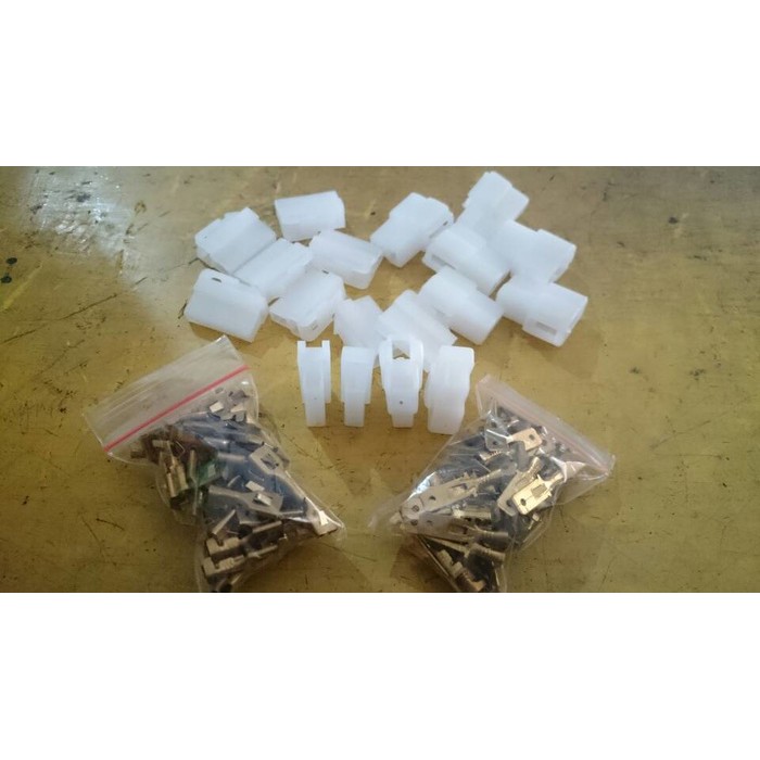Jual Soket Konektor Kabel 2 pin + Terminal Bagus Murah | Shopee Indonesia