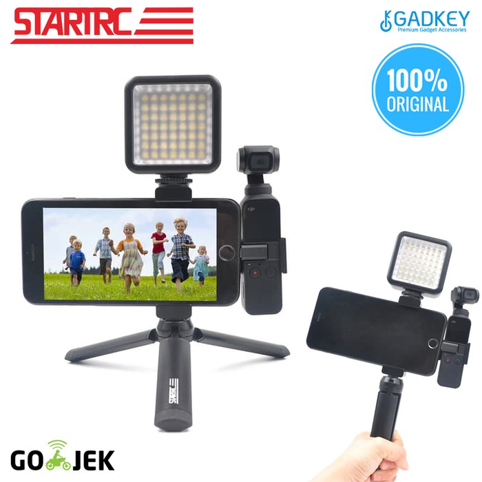 Jual STARTRC Mini Tripod With LED Light Kit DJI Osmo Pocket Original ...
