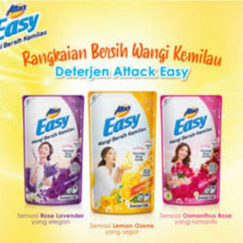 Jual Attack Easy Detergent Cair 750 ml | Shopee Indonesia