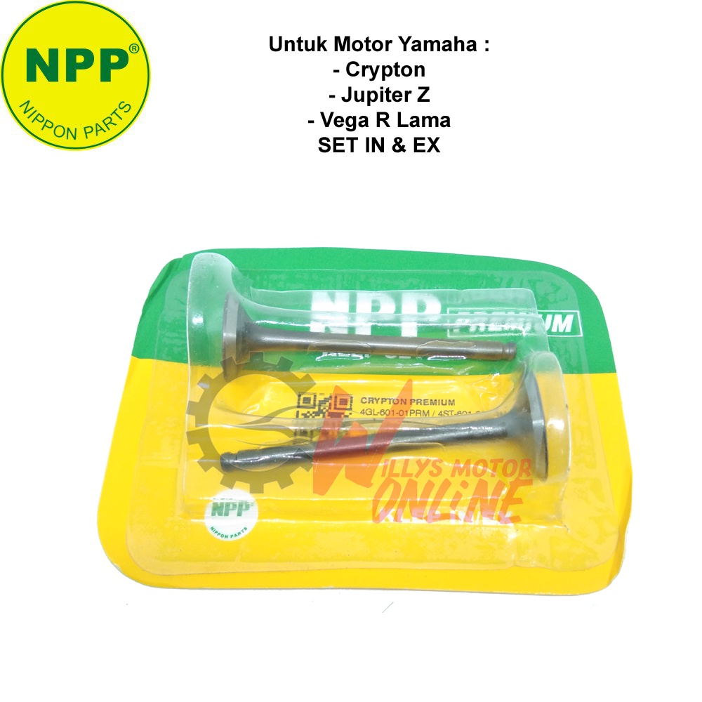 Jual Klep Crypton JupiterZ Vega SET NPP Premium / Klep Set Crypton ...