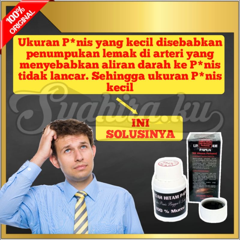 Jual Privasi Aman Minyak Lintah Papua Hitam Asli Original Pembesar Mr P Penis Kelamin Pria ...