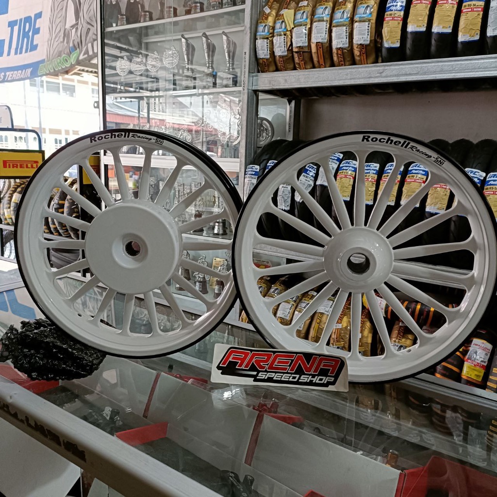 Jual Velg Velag Pelak Rochell Palang 18 DYT Vario125 / Vario150 white ...