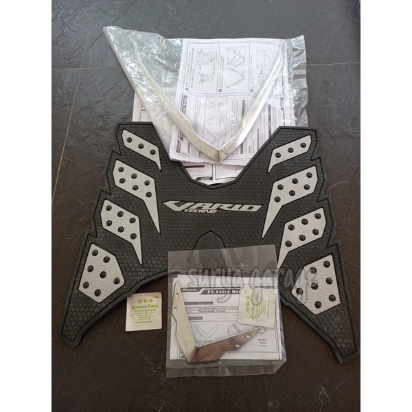 Jual Karpet Alas Pijakan Kaki + Garnish Vario 125 150 eSP Led Old ORIGINAL Rubber StepFloor ...