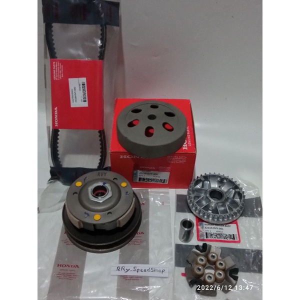 Jual CVT paket komplit (KVY) honda Beat karbu/scoopy karbu/spacy karbu | Shopee Indonesia