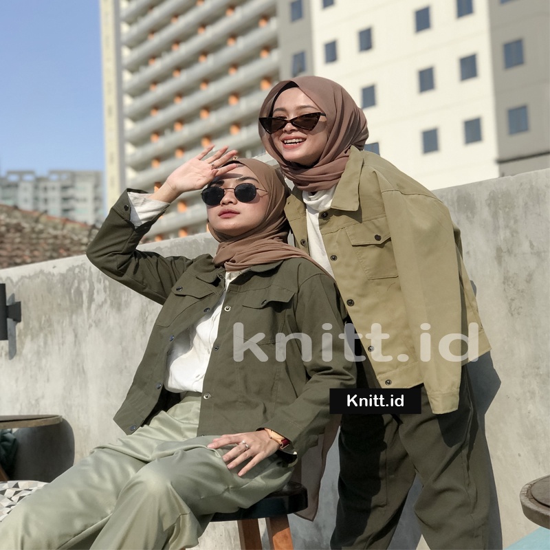 Jual MONO JAKET BIONDY PARKA WANITA JEANS STYLE CANVAS TERLARIS OUTER ...