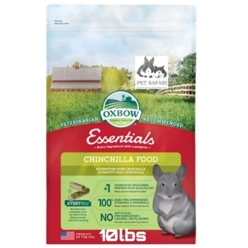 Jual Makanan Chinchilla Oxbow Essentials Chinchilla Food 10lbs (4,5kg ...