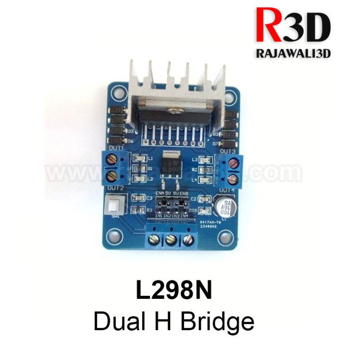 Jual L298N Stepper Motor Driver Module Controller Board Dual H Bridge ...