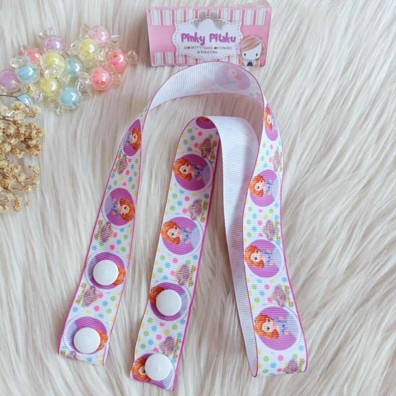 Jual TALI MASKER ANAK BAHAN PITA / KALUNG MASKER ANAK / STRAP MASKER ...