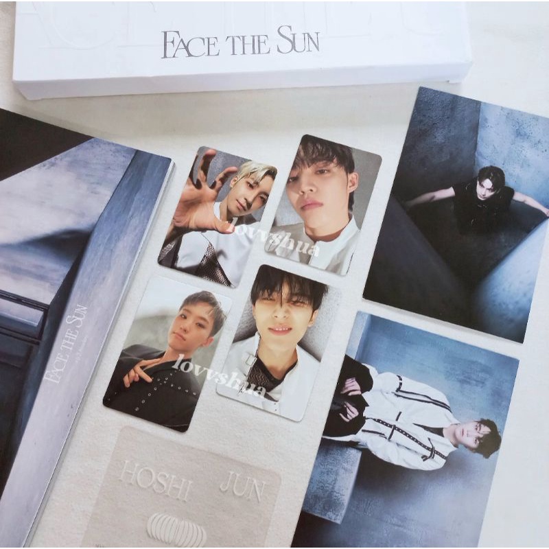 Jual seventeen face the sun shadow ver photocard pc mingyu hoshi scoups | Shopee Indonesia