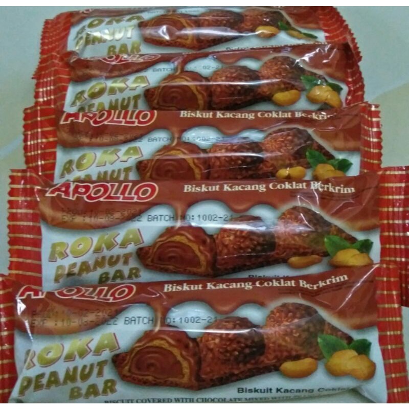 Jual Apollo Roka Peanut Bar | Shopee Indonesia