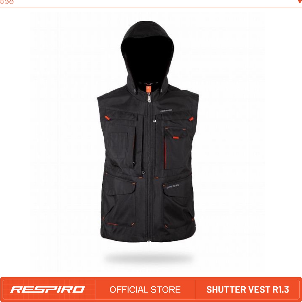 Jual Rompi Respiro Shutter Vest R1 | Rompi Motor Anti Angin (Windproof ...
