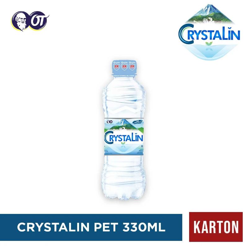 Jual Crystalin 330 ML Botol Isi 24 Buah per Dus Bandung Murah PROMO Air ...