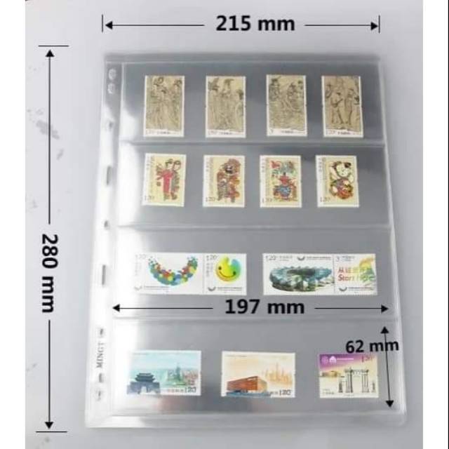 Jual Refill transparan 4 strip untuk uang kertas dan perangko | Shopee ...