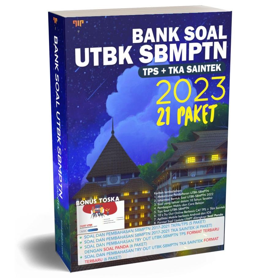 Jual ((BISA COD)) Bebas Buku Bank Soal UTBK TPS dan TKA Saintek 2023 dilengkapi Pembahasan ...