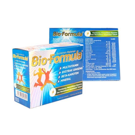 Jual Bio Formula isi 5 strip @4 kapsul - Multivitamin Daya Tahan Tubuh ...