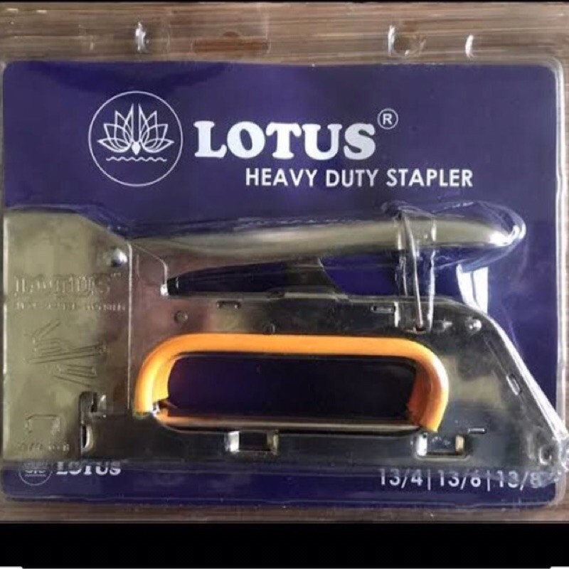 Jual GUN TACKER STAPLER TEMBAK MANUAL LOTUS | Shopee Indonesia