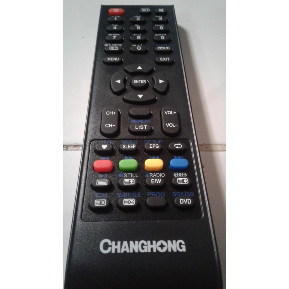 Jual REMOTE REMOT TV LCD LED CHANGHONG ORIGINAL ASLI Terbaik | Shopee ...