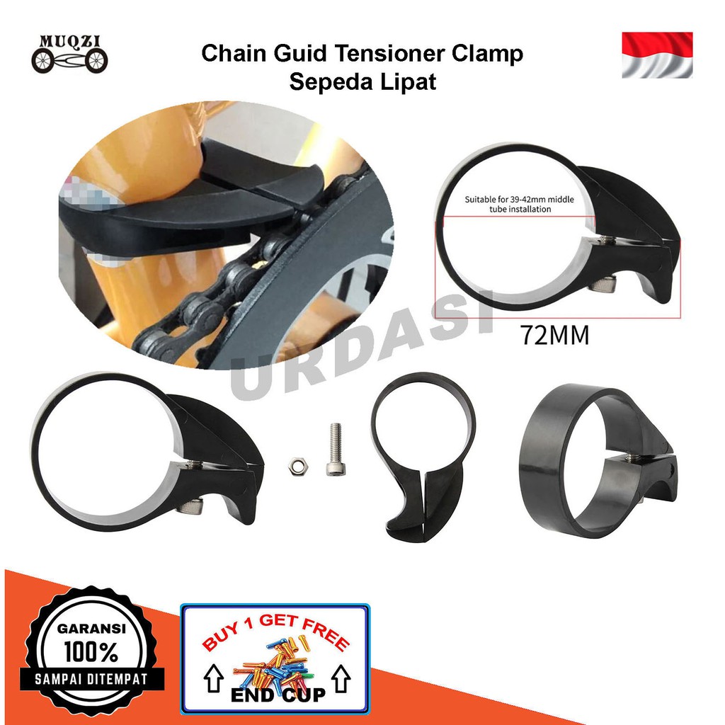 Jual Muqzi Chain Guide Clamp Pelindung Penahan Pengaman Rantai Sepeda ...