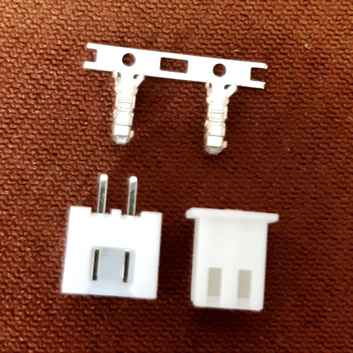 Jual 1set XH2.54-2P Connector Socket Terminal PCB XH 2Pin pitch 2.54mm | Shopee Indonesia