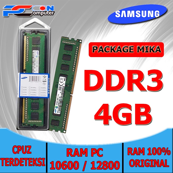 Jual Memory RAM Memori PC DDR3 4GB PC RAM | Shopee Indonesia