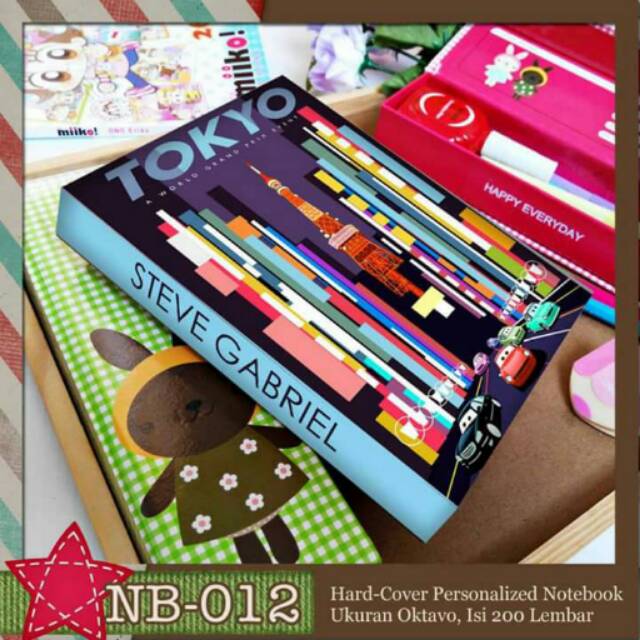 Jual Custom Notebook A6 Cars McQueen Tokyo Japan FREE TAMBAH NAMA ...