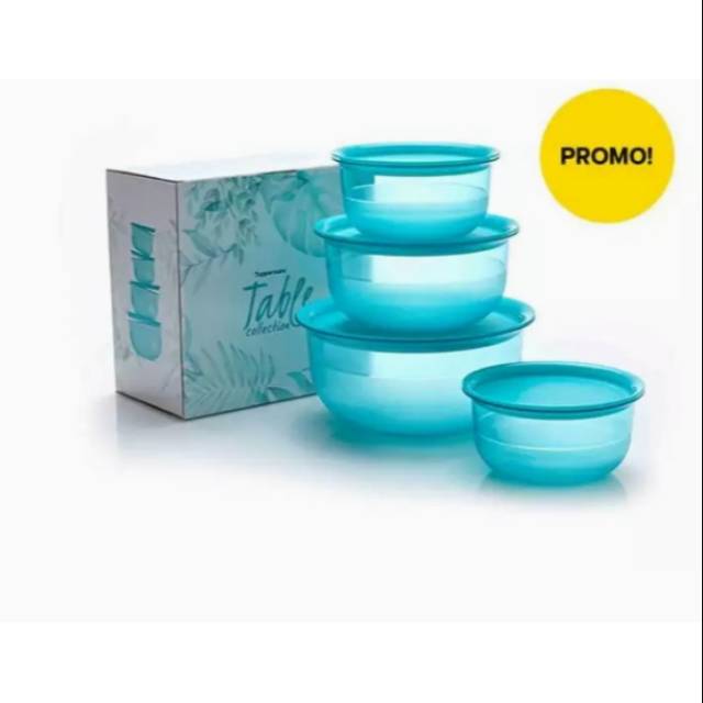 Jual Tupperware Table Collection Set 4 pcs | Shopee Indonesia