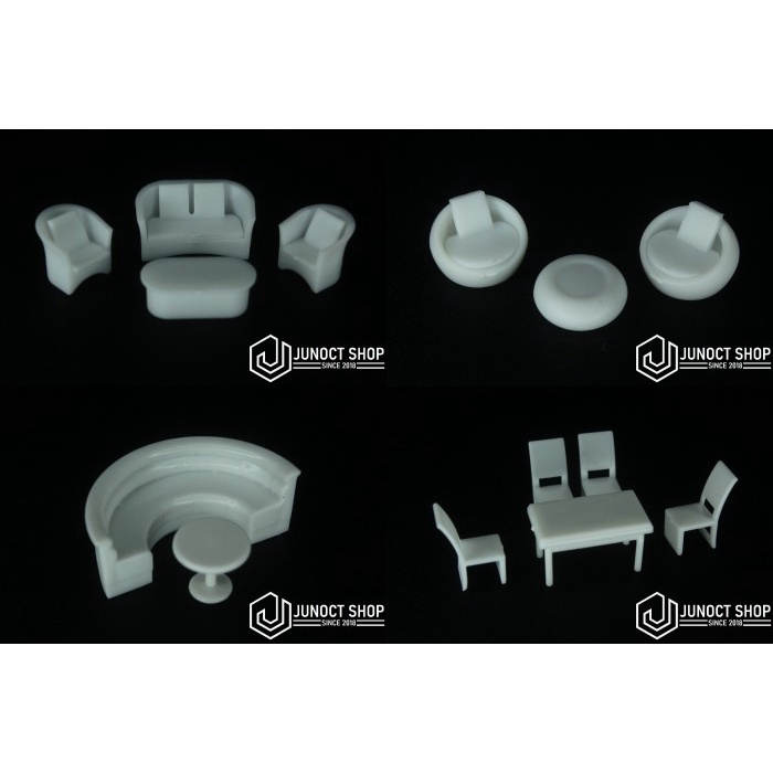 Jual Maket Kursi Sofa Tamu Bar Meja Daput Set 1:64 1:72 Miniatur Diorama 01 | Shopee Indonesia