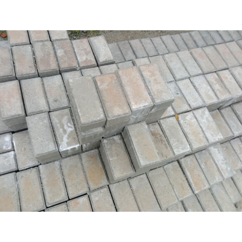 Jual Paving block bata ukuran 6cm kualitas press mesin hidrolik free ...