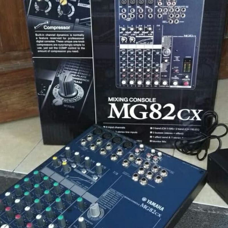 Jual Mixer Yamaha MG82CX Grade A ( 8 Channel | Shopee Indonesia