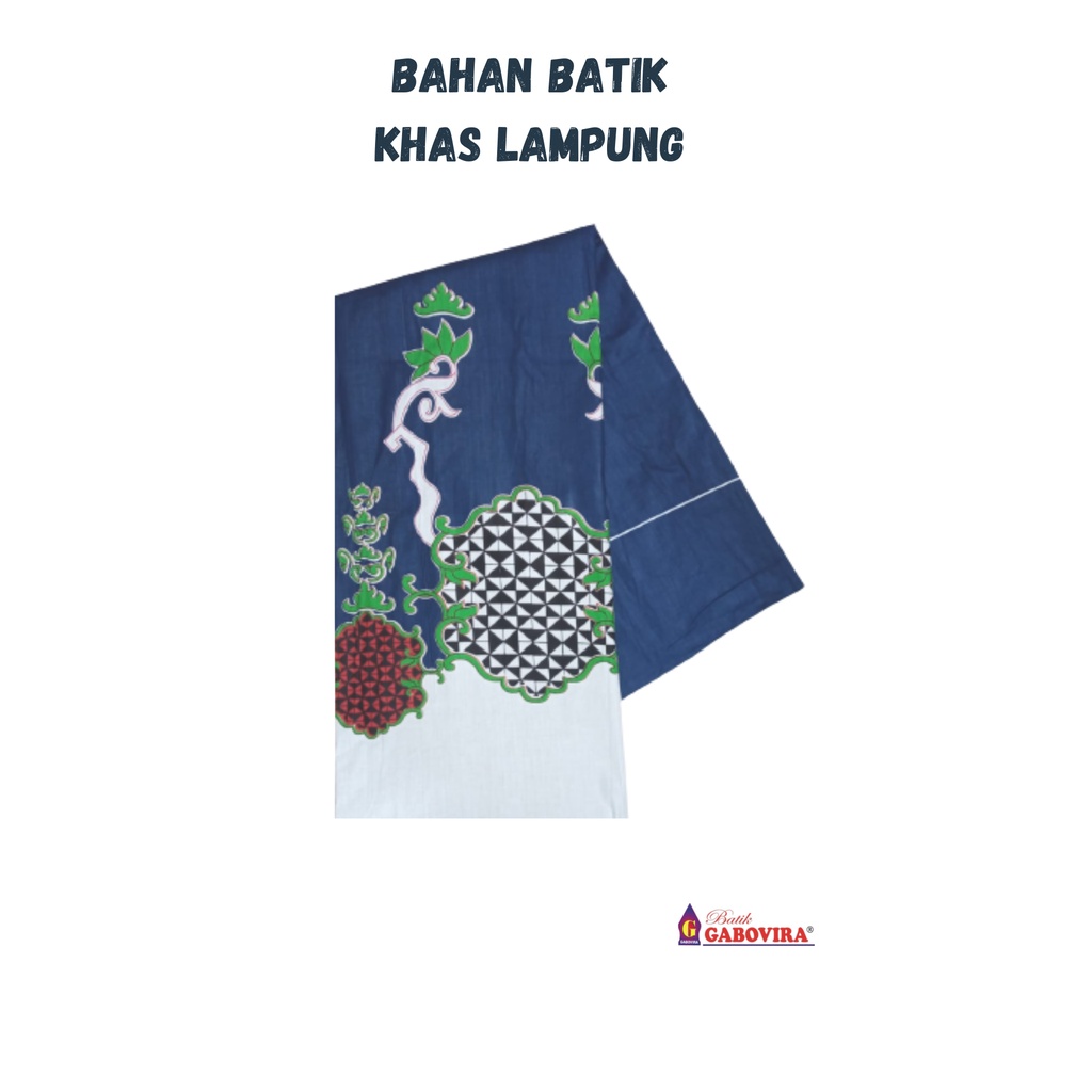 Jual Batik Gabovira-Bahan Batik Khas Lampung_Motif Millenial Pesisir ...
