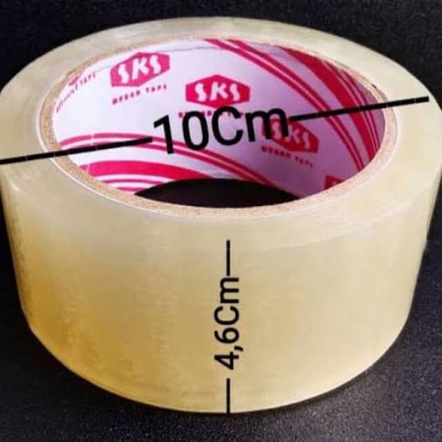 Jual [Roll] Lakban isolasi tape perekat 90 yard kualitas daimaru ...