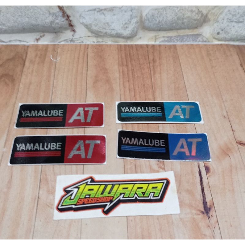 Jual Sticker yamalube AT print cut | Shopee Indonesia