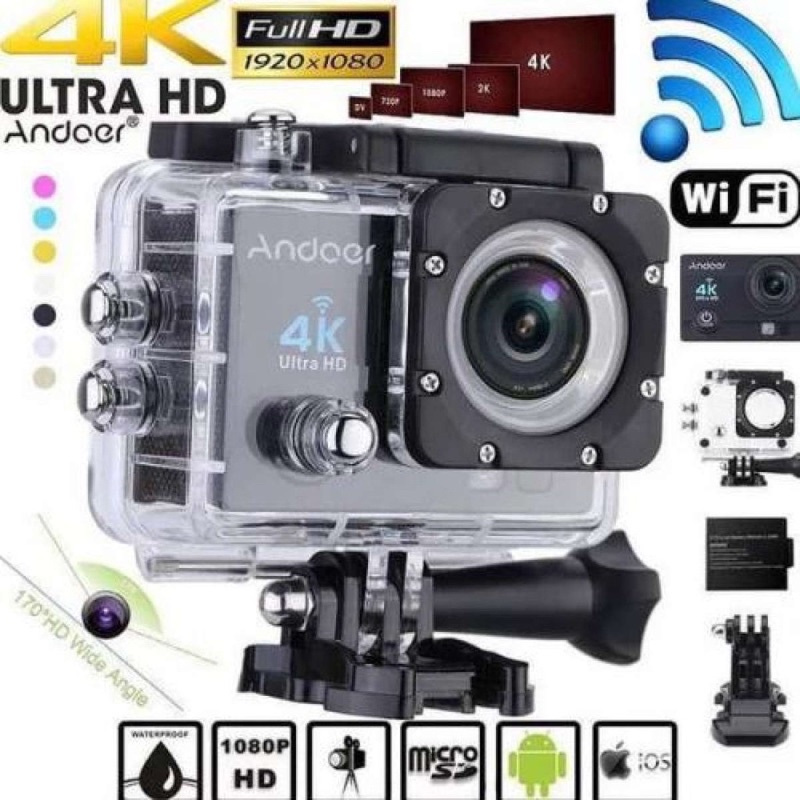 Jual KAMERA SPORT ACTION CAMERA 4K ULTRA HD/ KAMERA VLOGER / KOGAN WIFI ...