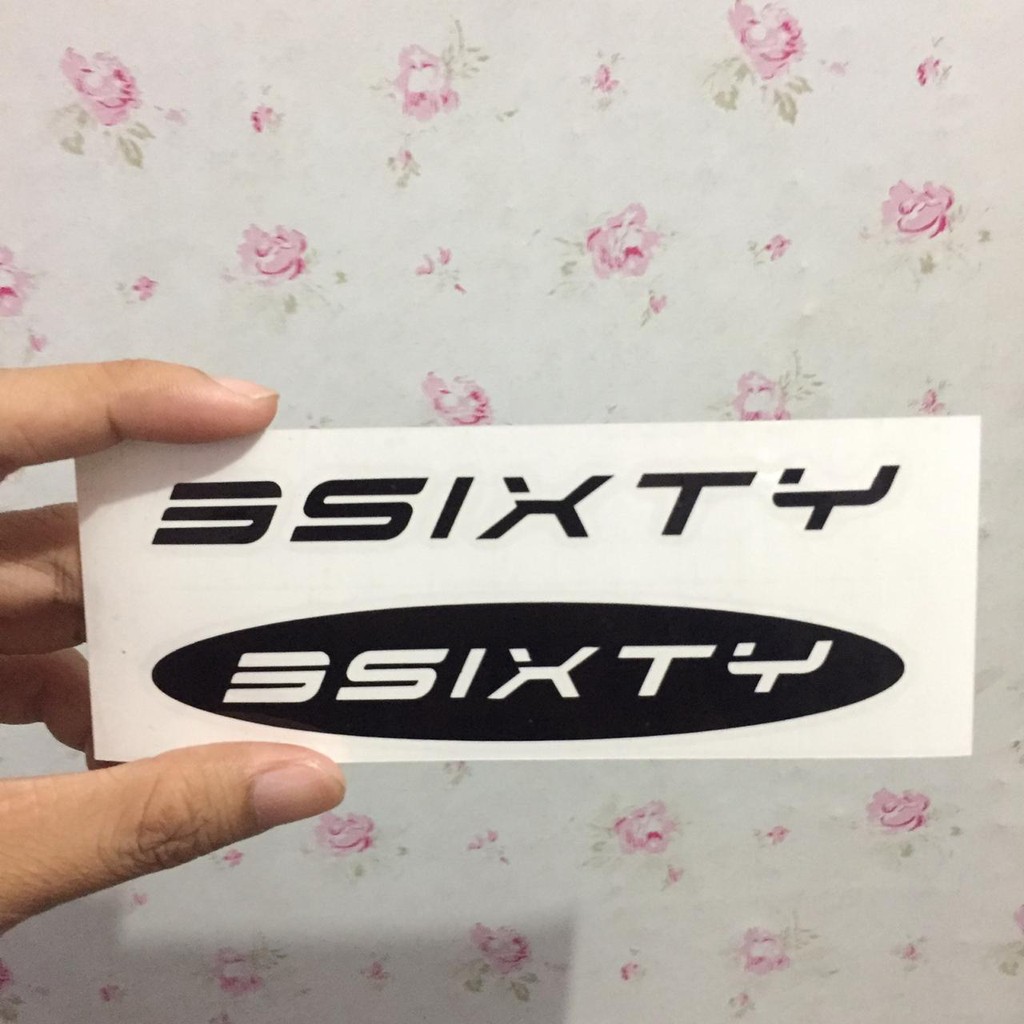 Jual CUTTING STICKER FRAME SEPEDA 3 SIXTY THREESIXTY LOGO | Shopee ...