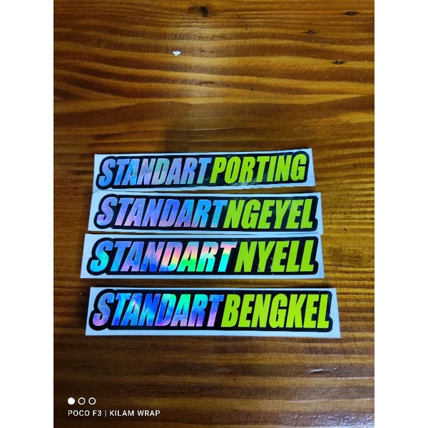 Jual STIKER STANDART BENGKEL,NYELL,PORTING & NGEYEL | Shopee Indonesia