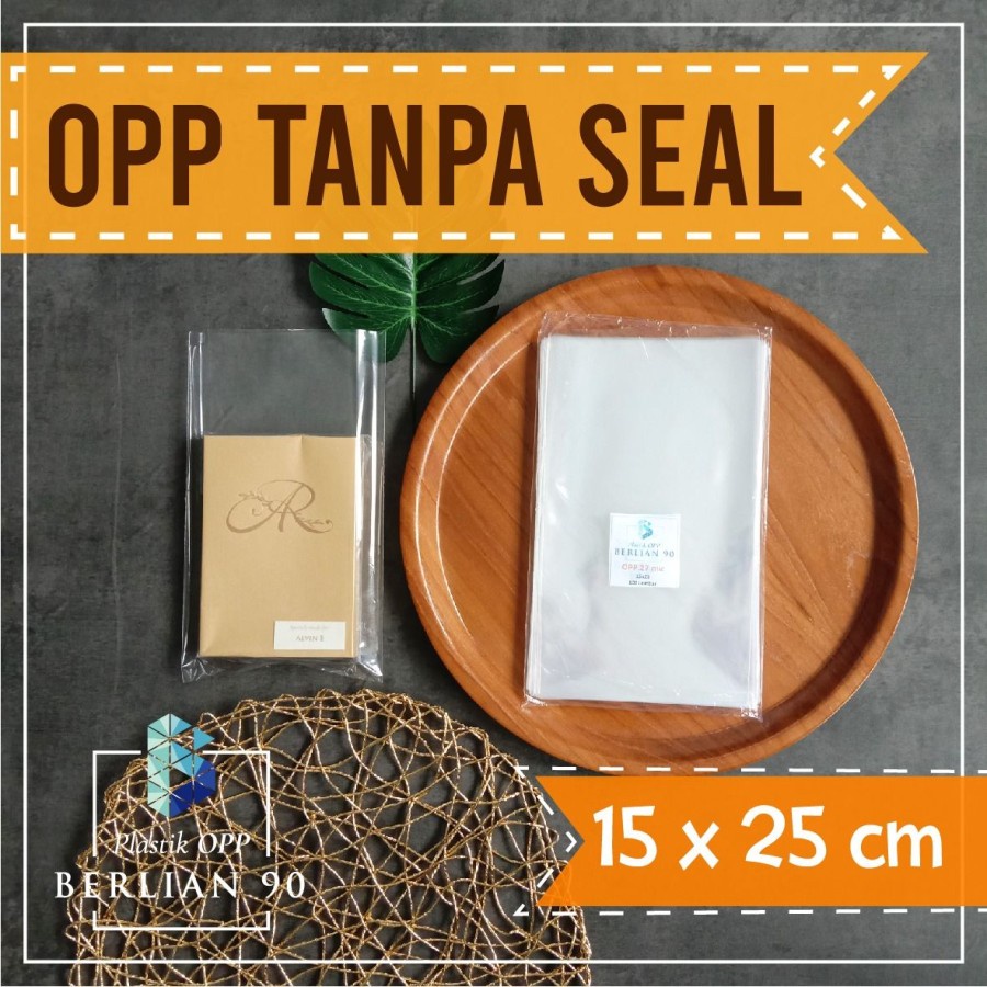 Jual Plastik OPP Tanpa Seal 15x25 cm 30s Micron Plastik OPP Kaca ...