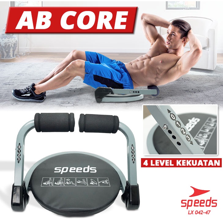 Jual SPEEDS Sport Power Ab Core Alat Olahraga Sit Up Gym Fitness 8 in 1 ...
