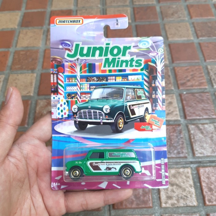Jual Matchbox Austin Mini Van Junior Mints | Shopee Indonesia