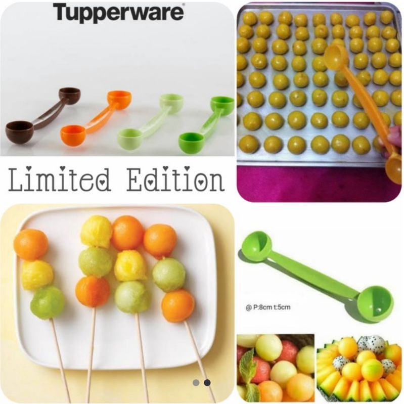 Jual Tupperware Melon Scoop harga per 1 pcs | parutan bola2 buah (melon ...
